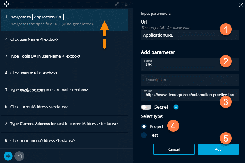 How To Parameterize Tests In Testproject With Examples